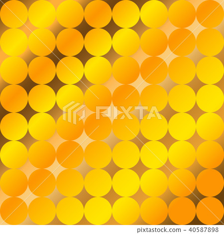 Circle circle checkered pattern gold - Stock Illustration [40587898 ...