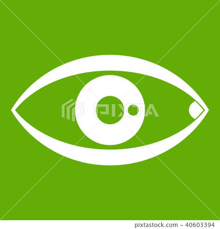 Human eye icon green - Stock Illustration [40603394] - PIXTA