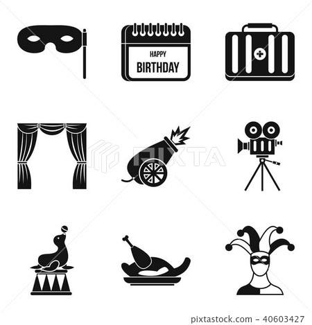 Deception icons set, simple style - Stock Illustration [40603427] - PIXTA