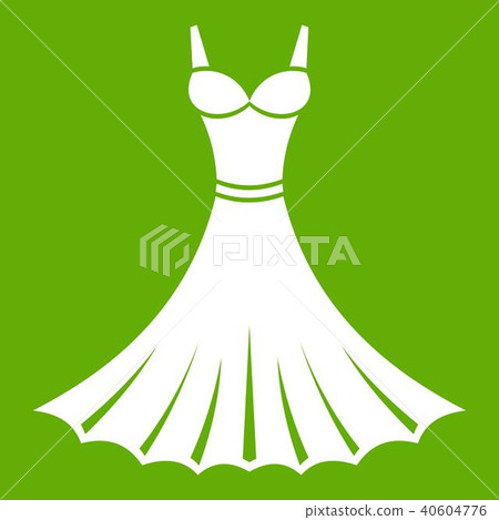 Dress icon green - Stock Illustration [40604776] - PIXTA