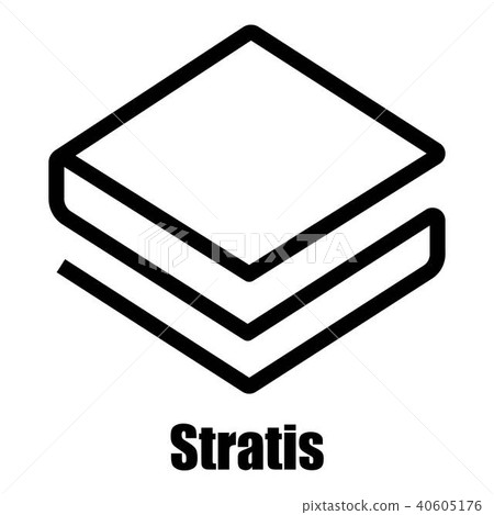 Stratis icon, simple style - Stock Illustration [40605176] - PIXTA