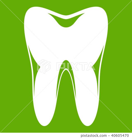Human tooth icon green - Stock Illustration [40605470] - PIXTA