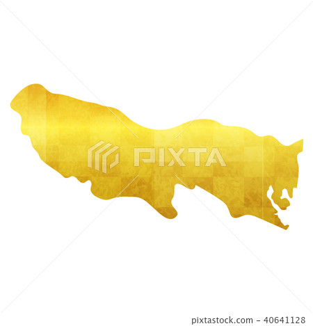 Tokyo map gold - Stock Illustration [40641128] - PIXTA