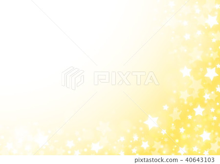Glitter star yellow frame - Stock Illustration [40643103] - PIXTA