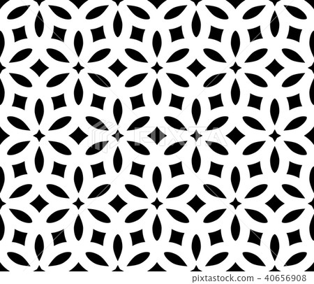 Flower geometric pattern. Seamless vector - Stock Illustration ...