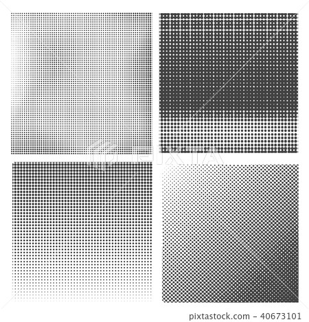 Set of Halftone Patterns. - Stock Illustration [40673101] - PIXTA