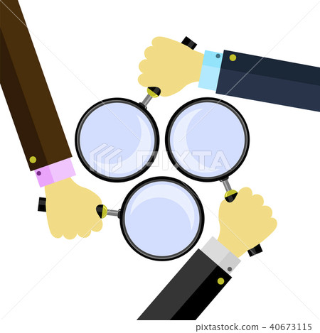 Magnifier or Loure Sign - Stock Illustration [40673115] - PIXTA