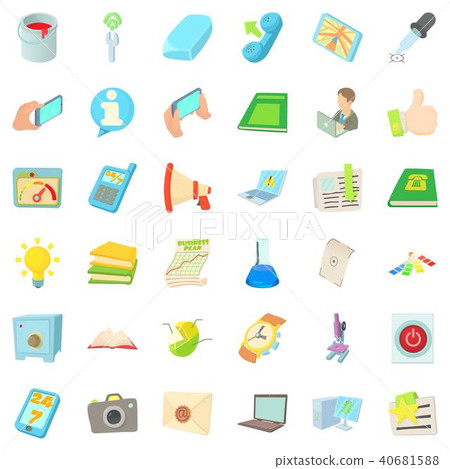 Job title icons set, cartoon style - Stock Illustration [40681588] - PIXTA
