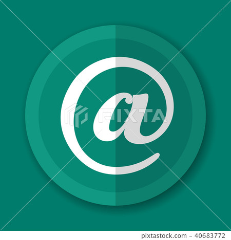 at sign green icon design - Stock Illustration [40683772] - PIXTA