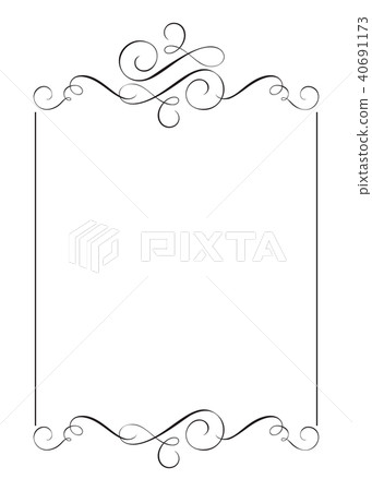 Decorative frames and border standard rectangle... - Stock Illustration [40691173] - PIXTA