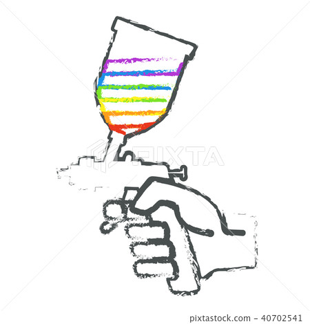 Pulverizer in hand abstract - Stock Illustration [40702541] - PIXTA
