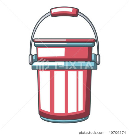 Pail icon, cartoon style - Stock Illustration [40706274] - PIXTA