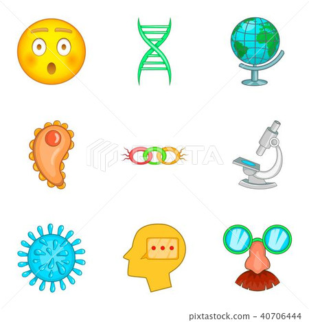 Intent icons set, cartoon style - Stock Illustration [40706444] - PIXTA