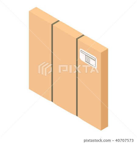 Square box icon, isometric style - Stock Illustration [40707573] - PIXTA