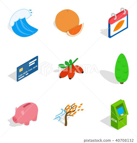 Viable icons set, isometric style - Stock Illustration [40708132] - PIXTA