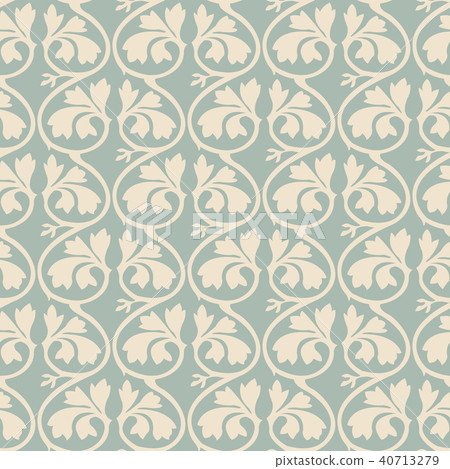 Antique color retro pattern seamless background - Stock Illustration ...
