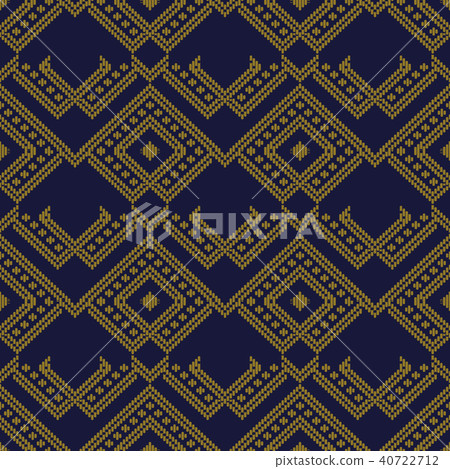 Antique gold retro pattern seamless background - Stock Illustration ...