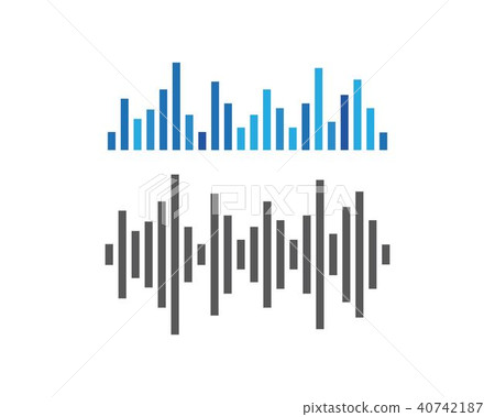 soundwave logo - Stock Illustration [40742187] - PIXTA