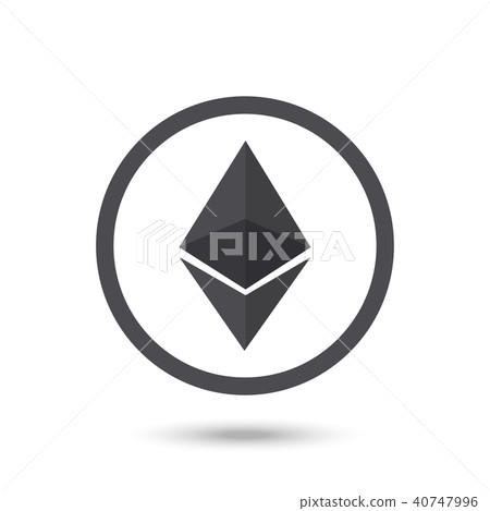 Ethereum symbol chrystal illustration - Stock Illustration [40747996 ...