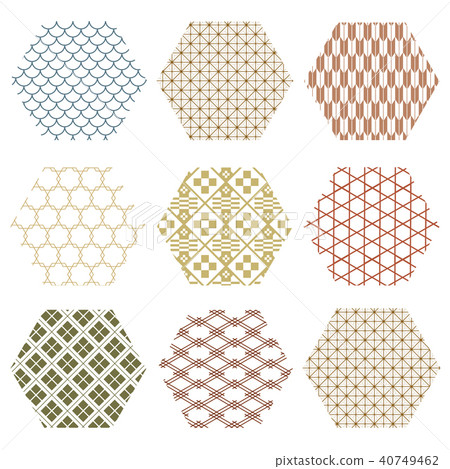 Japanese pattern vector. Geometric background. - Stock Illustration ...