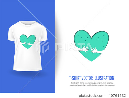 Hands hold love. Save love. Prints - Stock Illustration [40761382] - PIXTA