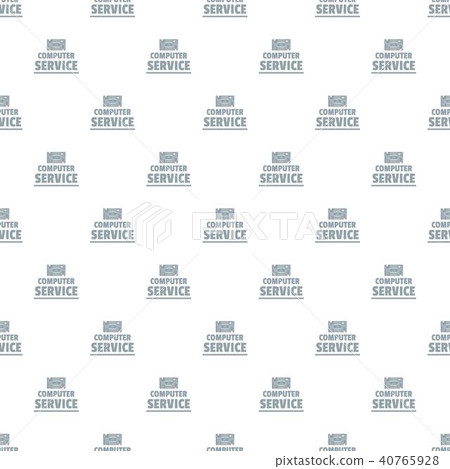 Computer service pattern vector seamless - Stock Illustration [40765928 ...