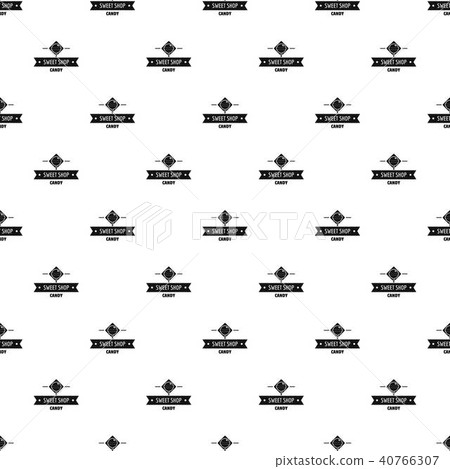 Candy shop pattern vector seamless - Stock Illustration [40766307] - PIXTA