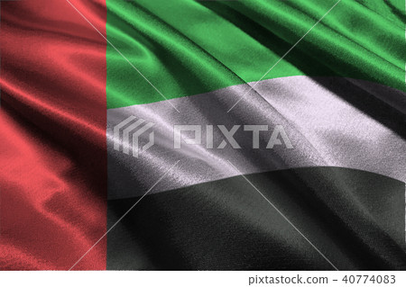 UAE Nation flag 3D illustration symbol - Stock Illustration [40774083 ...