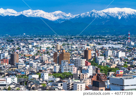 《Toyama Prefecture》Toyama City Cityscape... - Stock Photo [40777389 ...