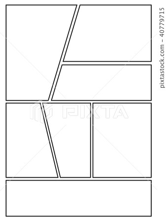 comic storyboard layout 18 - Stock Illustration [40779715] - PIXTA