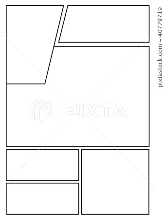 comic storyboard layout 21 - Stock Illustration [40779719] - PIXTA