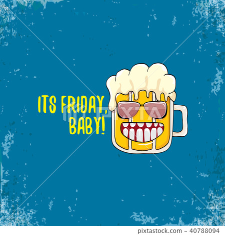 Its friday baby vector concept illustration... - Stock Illustration ...