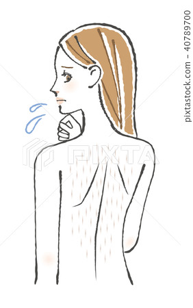 Trouble of the back - Stock Illustration [40789700] - PIXTA