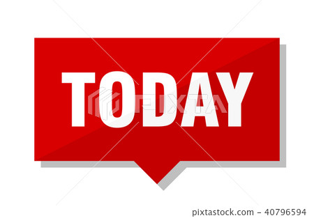 today red tag - Stock Illustration [40796594] - PIXTA