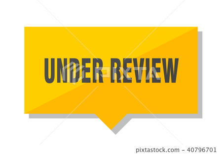 under review price tag - Stock Illustration [40796701] - PIXTA