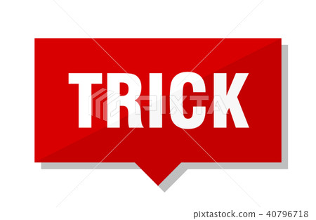 trick red tag - Stock Illustration [40796718] - PIXTA