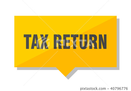 tax return price tag - Stock Illustration [40796776] - PIXTA