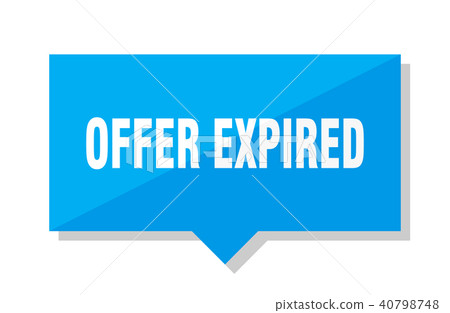 offer expired price tag - Stock Illustration [40798748] - PIXTA