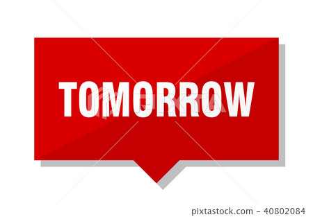 tomorrow red tag-插圖素材 [40802084] - PIXTA圖庫