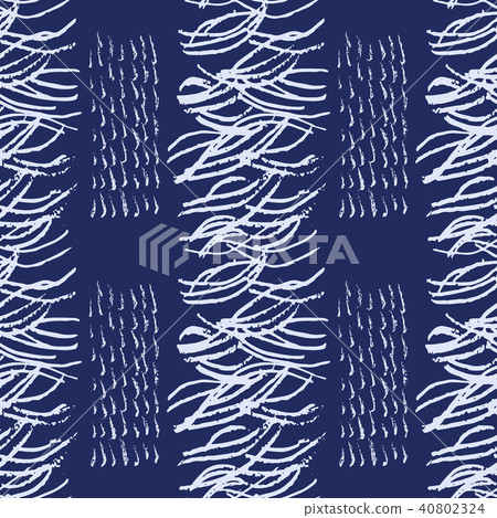 Indigo japanese pattern - Stock Illustration [40802324] - PIXTA