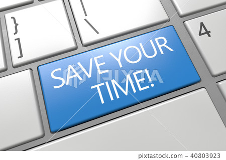 Save your Time - Stock Illustration [40803923] - PIXTA