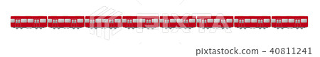 Keikyu line red train illustration Keikyu - Stock Illustration ...