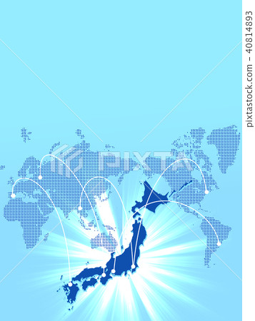Business Japan Global Economy World Map Japan... - Stock Illustration ...
