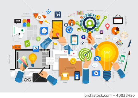 Flat design concept vector illustrations. - Stock Illustration ...