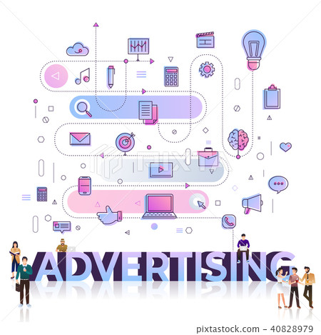 Flat design concept vector illustrations.-插圖素材 [40828979] - PIXTA圖庫