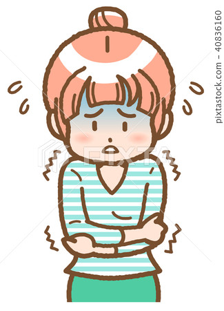 I feel chilly - Stock Illustration [40836160] - PIXTA