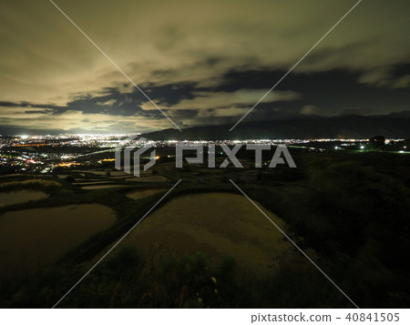 Sloth rice paddy and Zenkojihe - Stock Photo [40841505] - PIXTA