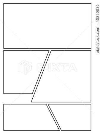 comic concept with five grid - Stock Illustration [40850056] - PIXTA