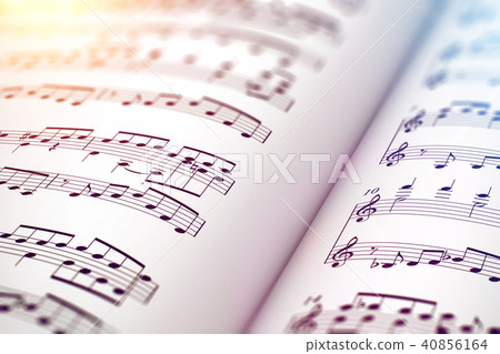 Score sheet music book - Stock Illustration [40856164] - PIXTA
