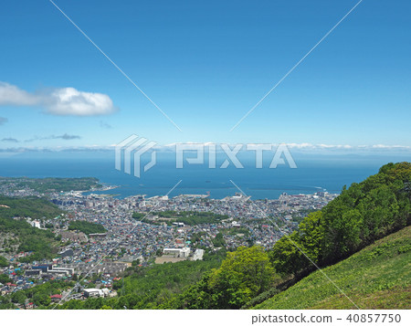 View from Otaru Tengu mountain - Stock Photo [40857750] - PIXTA